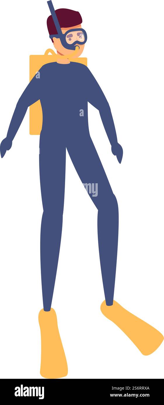 Scuba diving club icon cartoon vector. Sea diver. Dive suit. Scuba ...