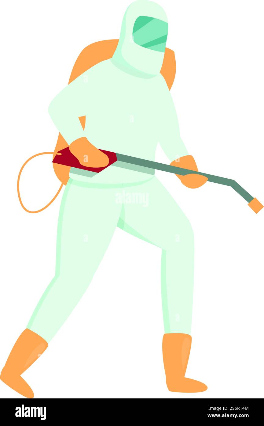 Chemical control man icon cartoon vector. Pest spray. Equipment bug ... Chemical control man icon cartoon vector. Pest spray. Equipment bug ...