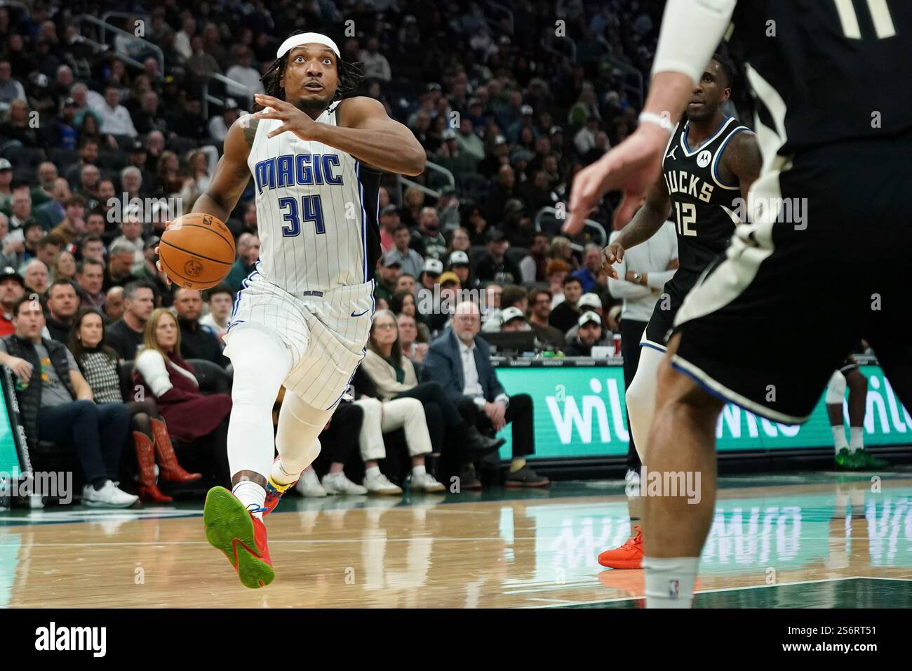 Orlando Magic's Wendell Carter Jr. drives to the basket during the ...