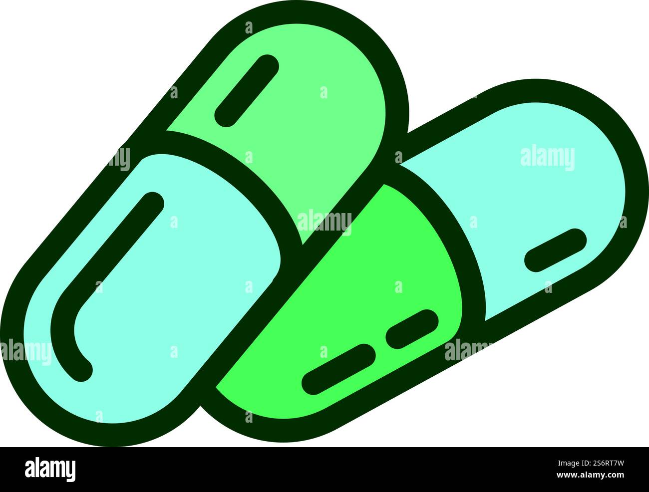 Antibiotic icon outline vector. Medicine tablet. Pharma prescription ...