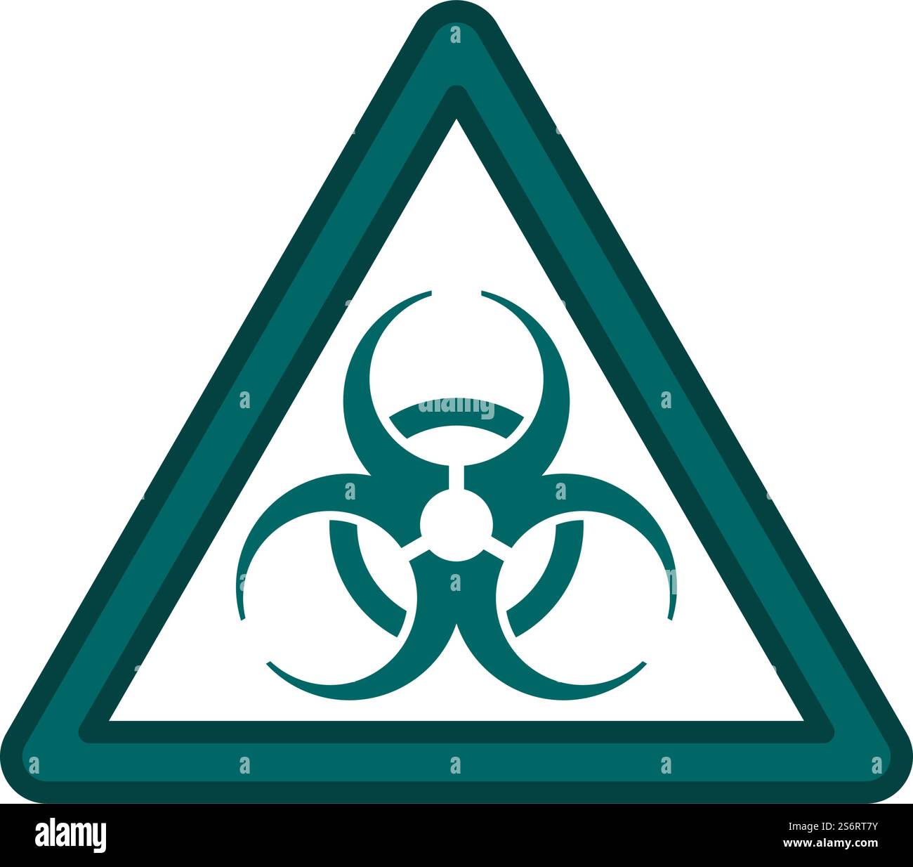 Biohazard Icon. Editable Bold Outline With Color Fill Design. Vector ...