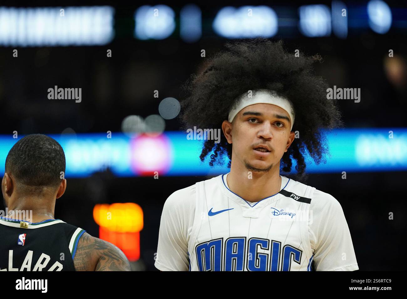 Orlando Magic's Anthony Black during the first half of an NBA ...
