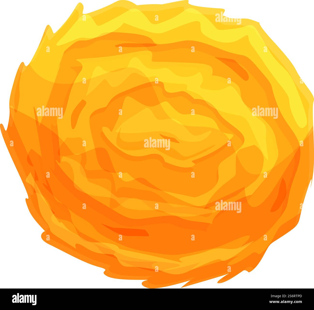 Village hay bale icon cartoon vector. Farm straw. Wheat stack. Village ...