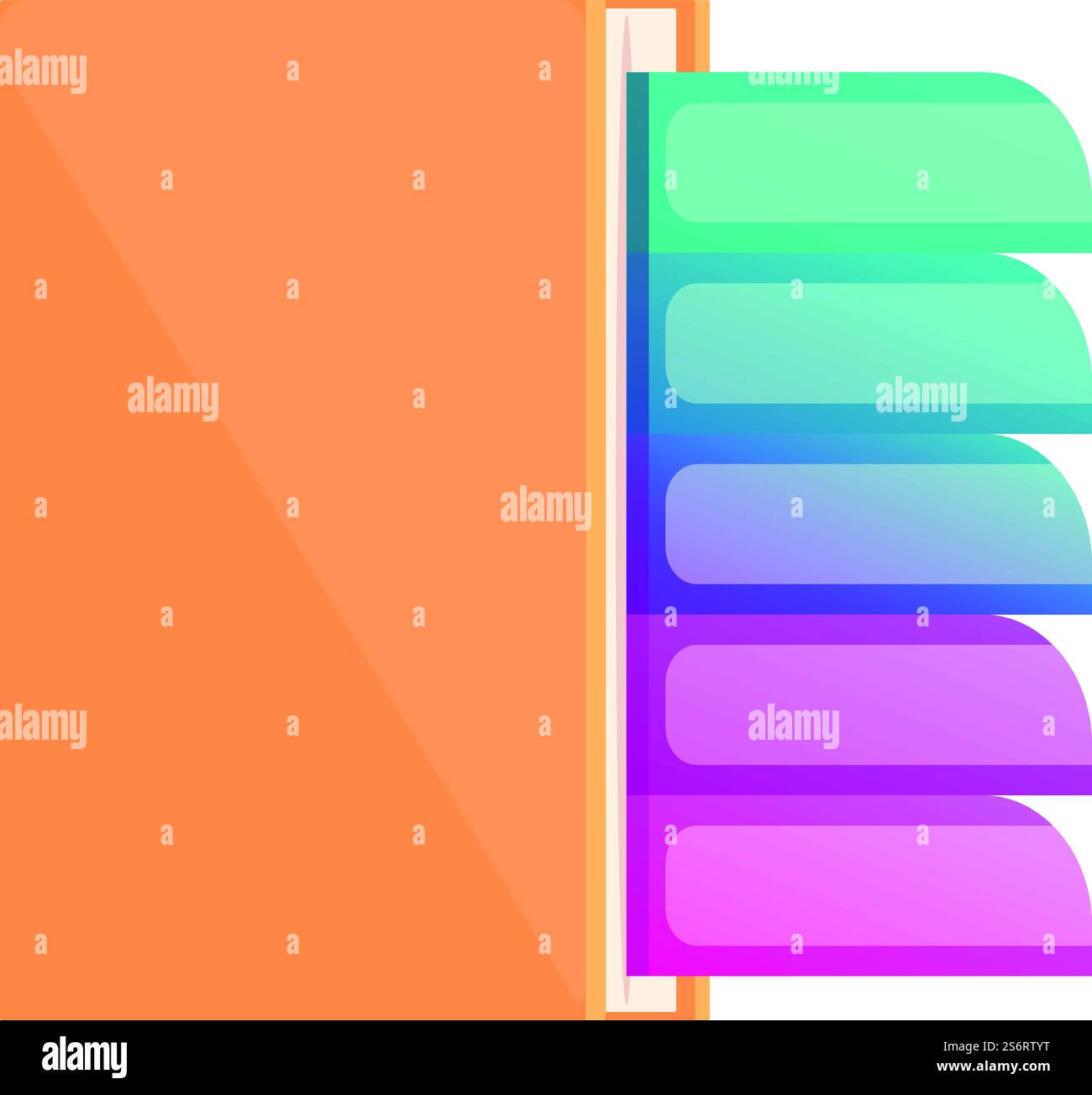 Book with bookmarks icon cartoon vector. School textbook. Science ...