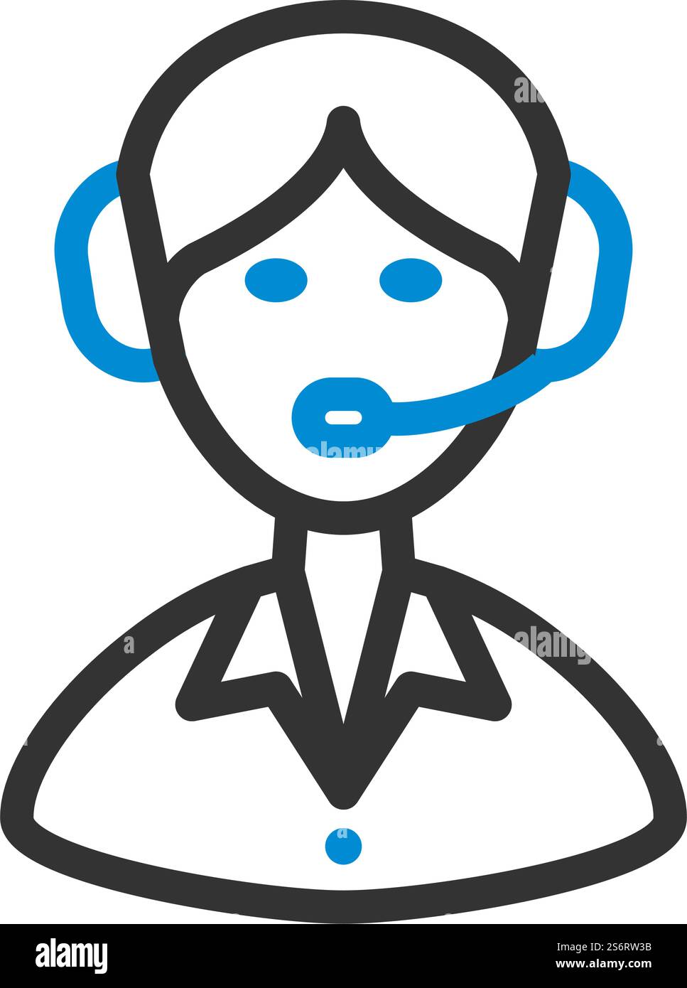 Logistic Dispatcher Consultant Icon. Editable Bold Outline With Color ...