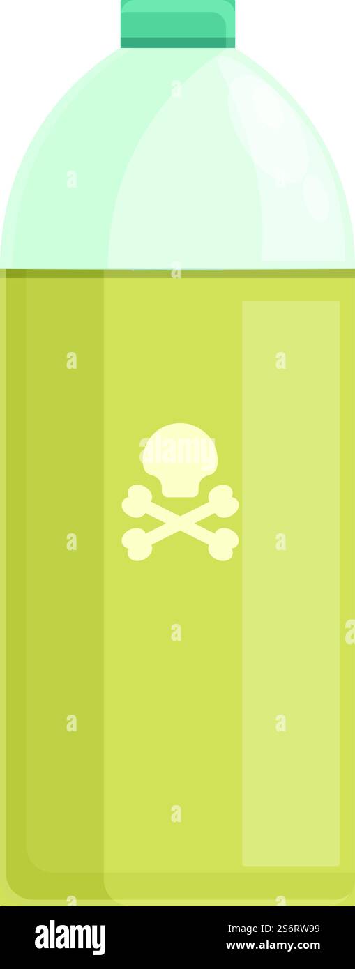 Insecticide bottle icon cartoon vector. Chemical pesticide. Safety ...