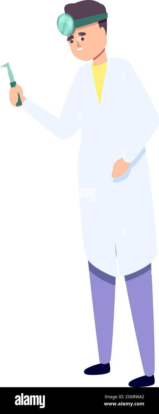 Ear doctor icon cartoon vector. Hospital healthcare. Medicine nurse ...