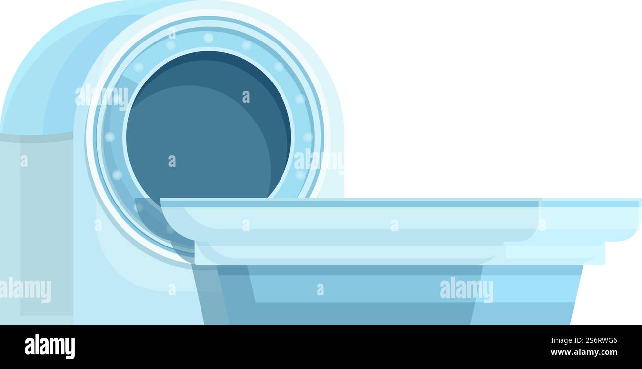 Medicine mri icon cartoon vector. Scan machine. Medical scanner ...