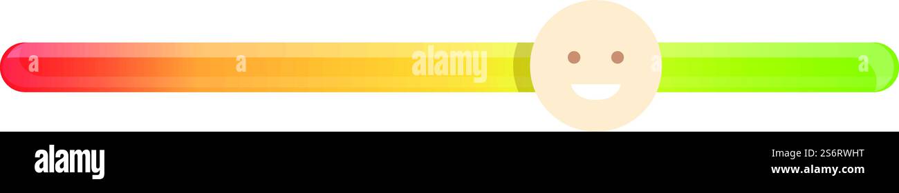 Satisfaction bar icon cartoon vector. Client feedback. Review scale ...