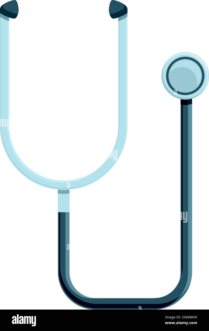 Stethoscope icon cartoon vector. Heart doctor. Medical clinic ...
