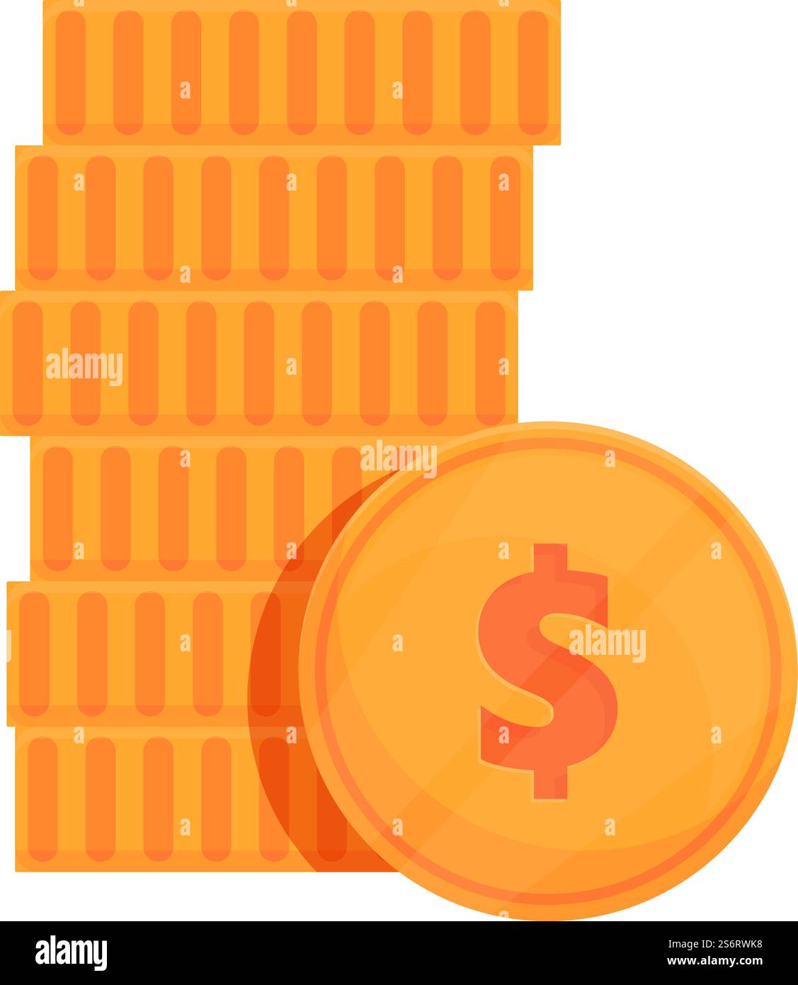 Coins reward icon cartoon vector. Loyalty program. Customer card. Coins ...