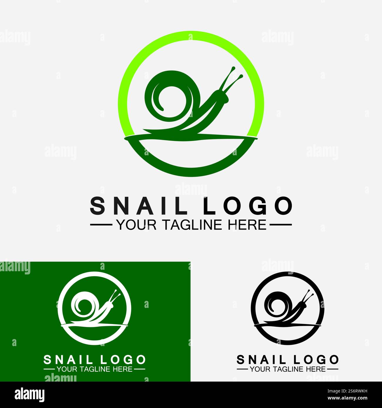 Snail Logo creative modern design inspiration vector Stock Vector Image ...