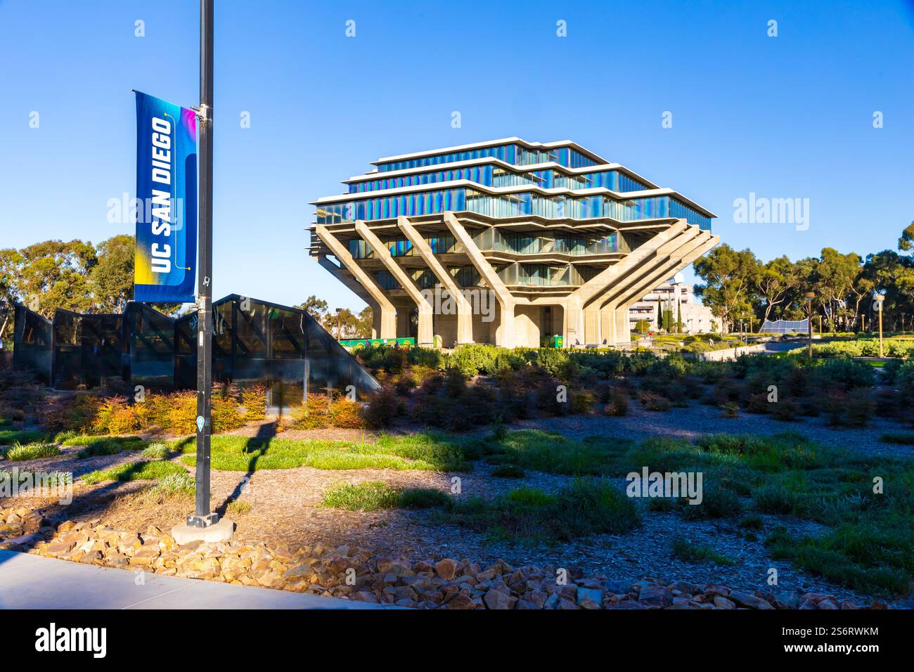 La Jolla, CA - January 10, 2025: The Geisel Library on the UC San Diego ...