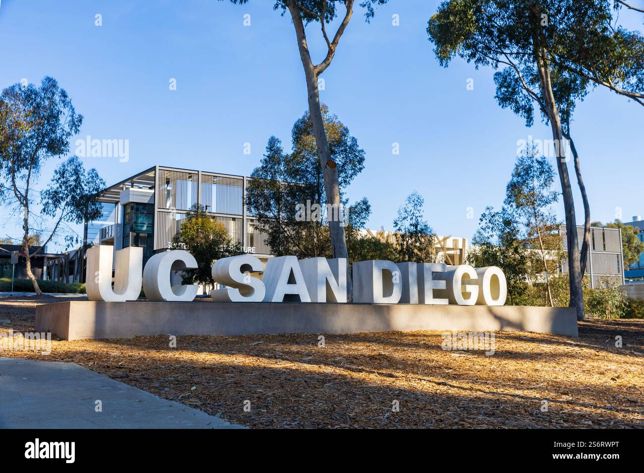 La Jolla, CA - January 11, 2025: Sign for entrance to UC San Diego ...