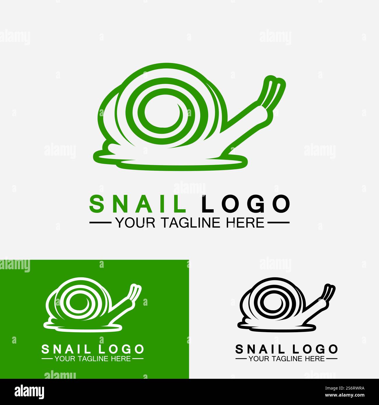 Snail Logo creative modern design inspiration vector Stock Vector Image ...