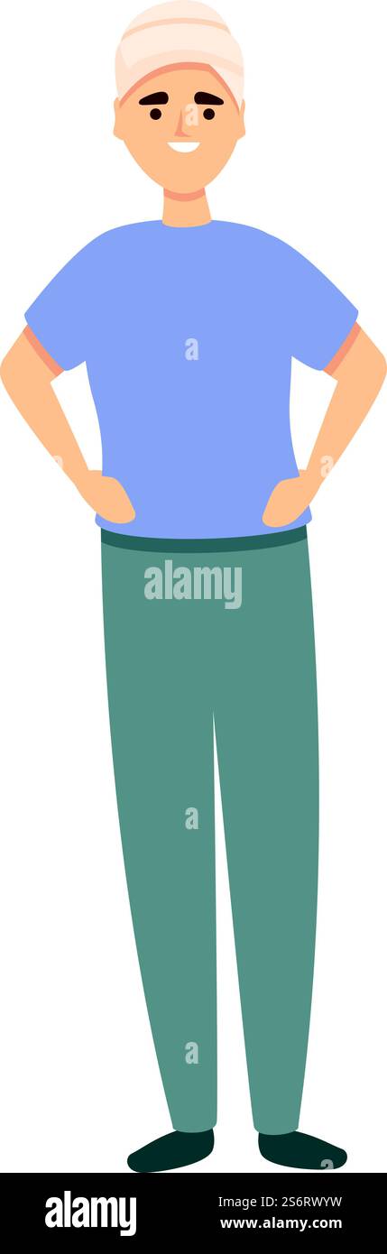 Arab student icon cartoon vector. Online school. Muslim education. Arab ...