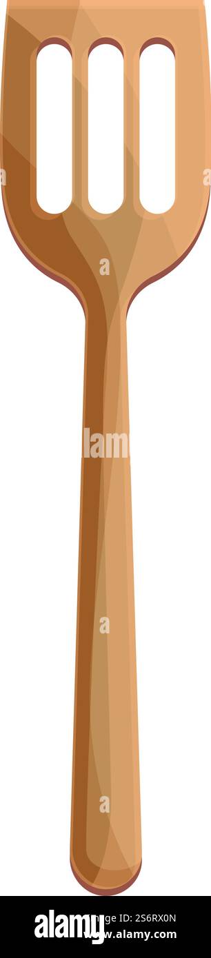 Kitchen spatula icon cartoon vector. Grill spoon. Bbq fork. Kitchen spatula icon cartoon vector ...