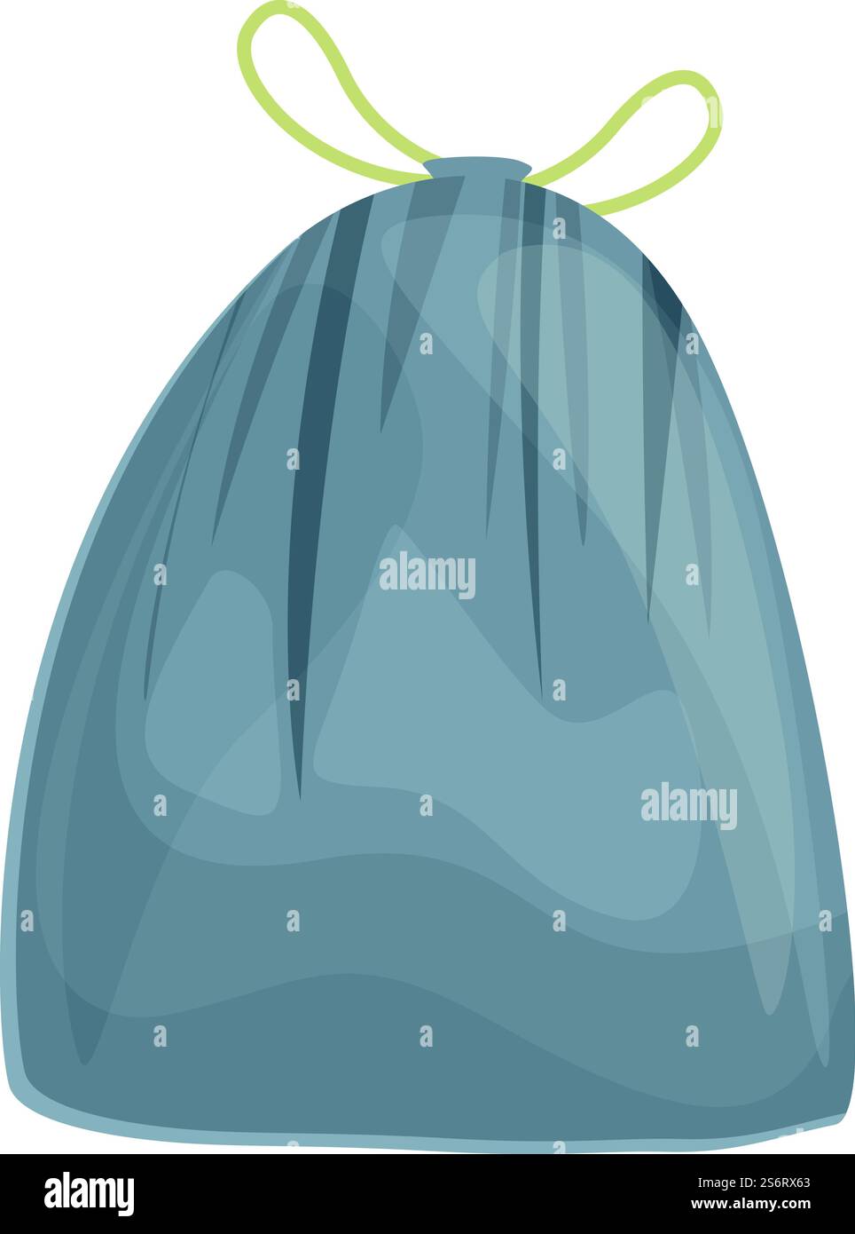 Knot garbage sack icon cartoon vector. Trash bag. Plastic waste. Knot ...