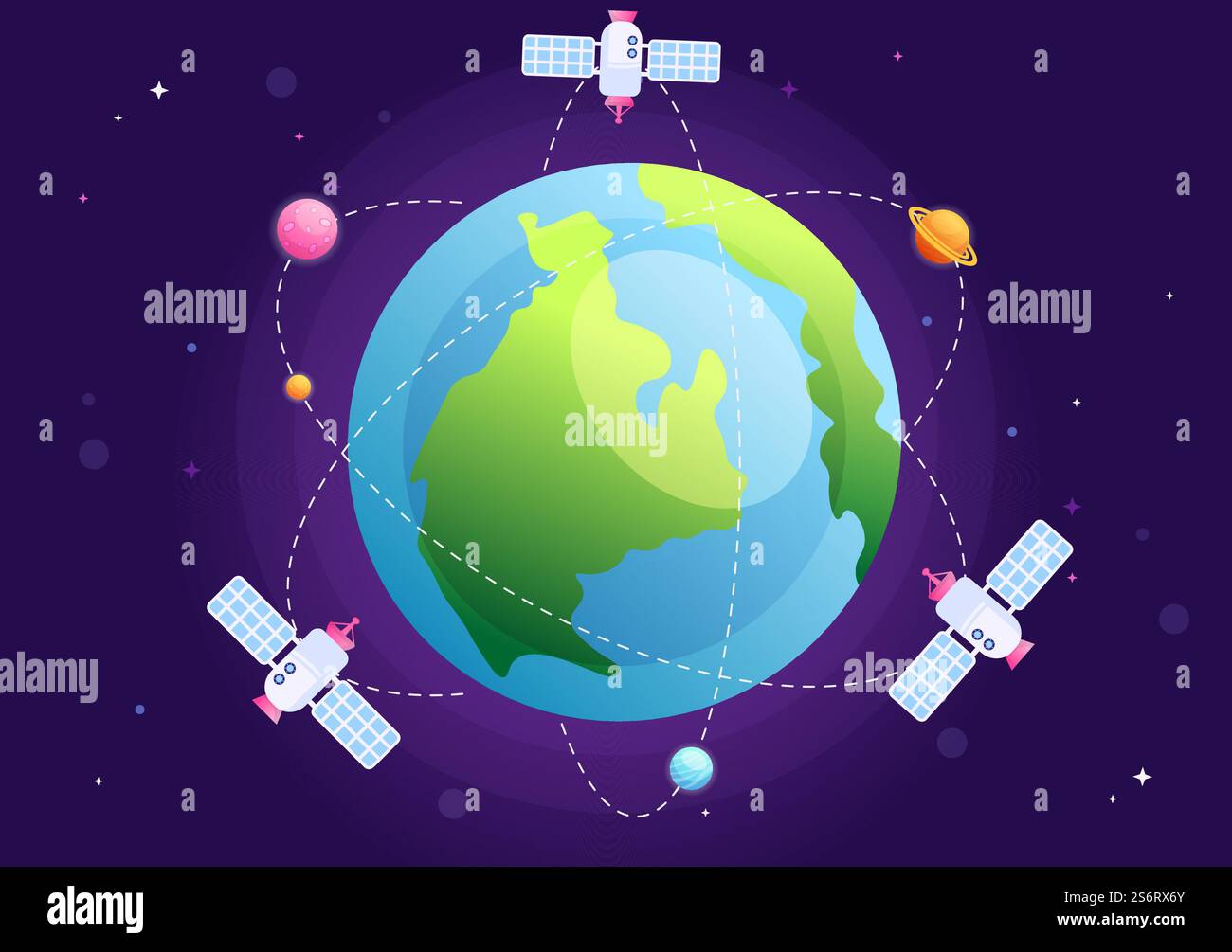 Artificial Satellites Orbiting the Planet Earth with Wireless ...