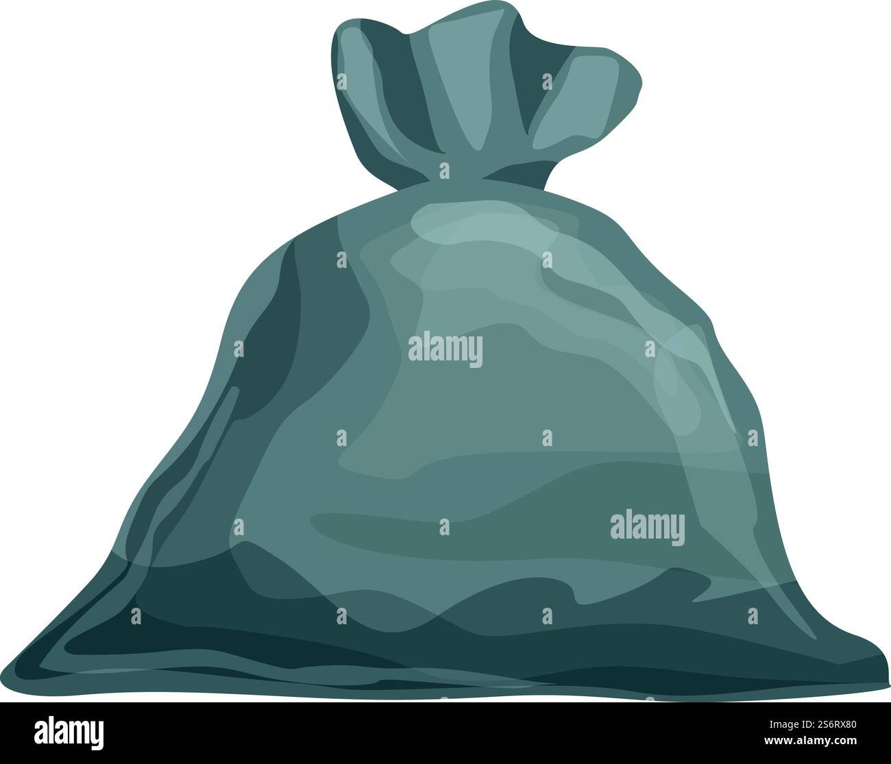 Air trash bag icon cartoon vector. Garbage sack. Full bag. Air trash ...