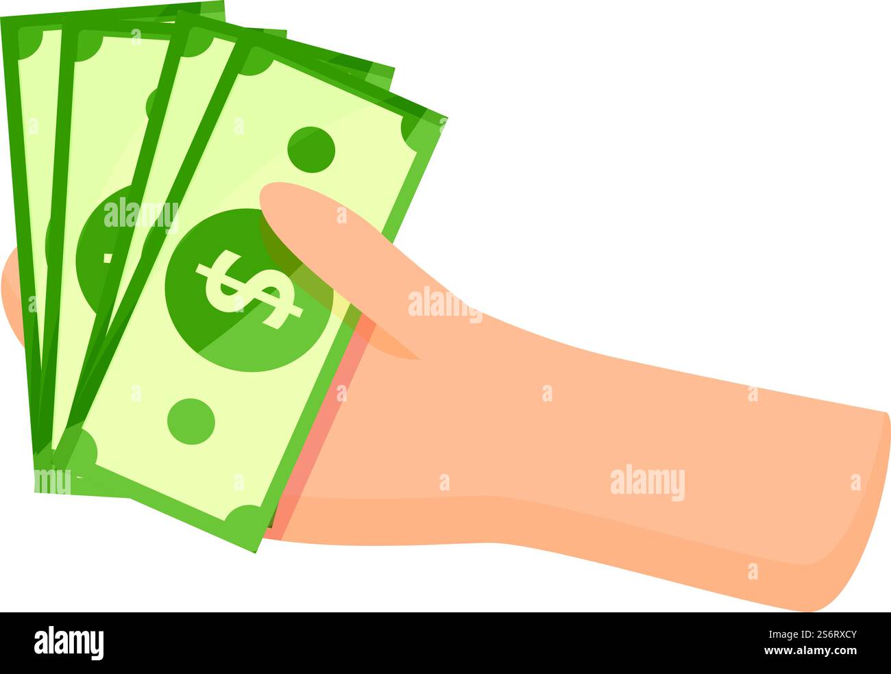 Monetary compensation icon cartoon vector. Delivery dollar. Financial ...