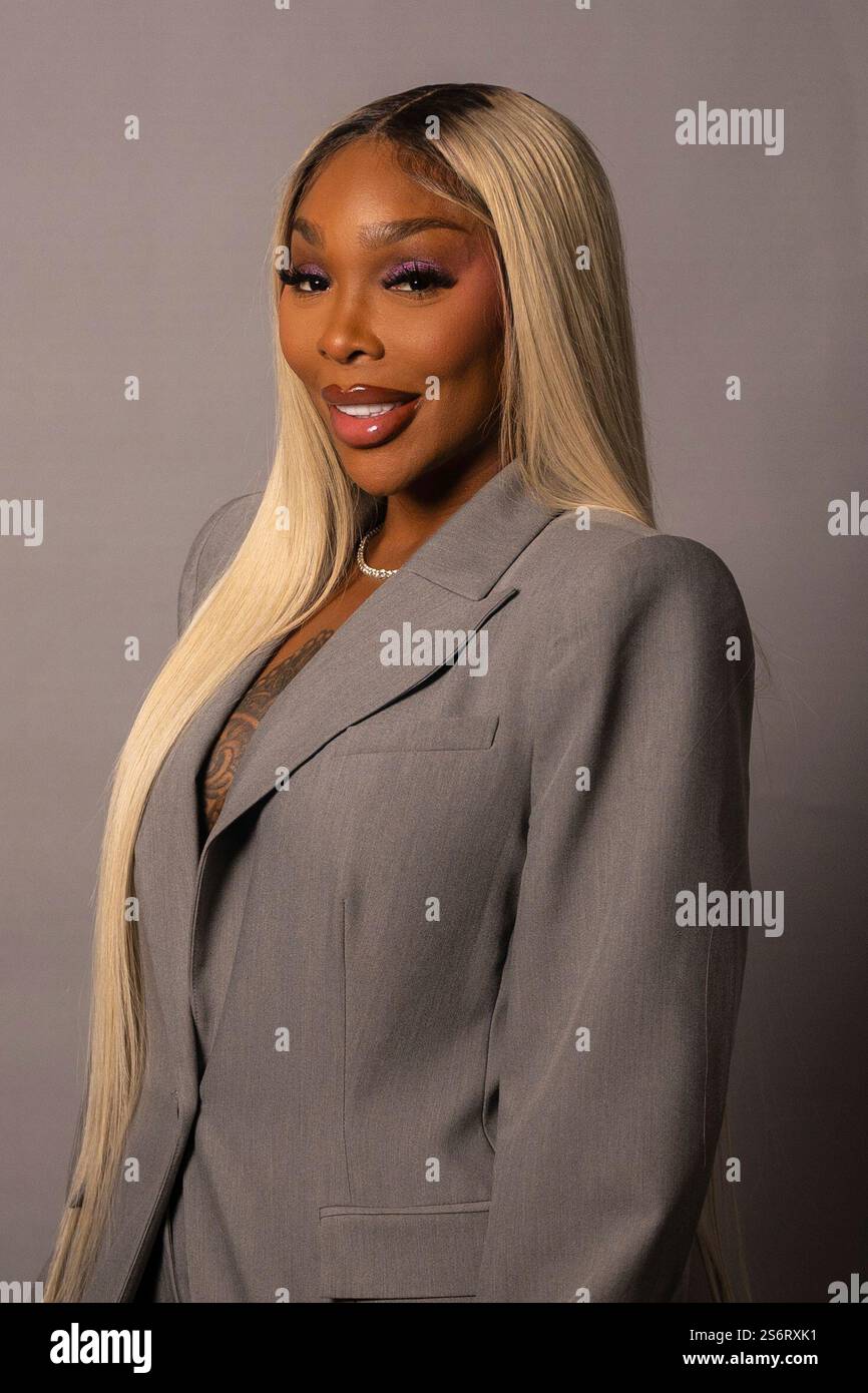 Sierra "Glamshop" Gates poses for a portrait on Thursday, Jan. 9, 2025 ...