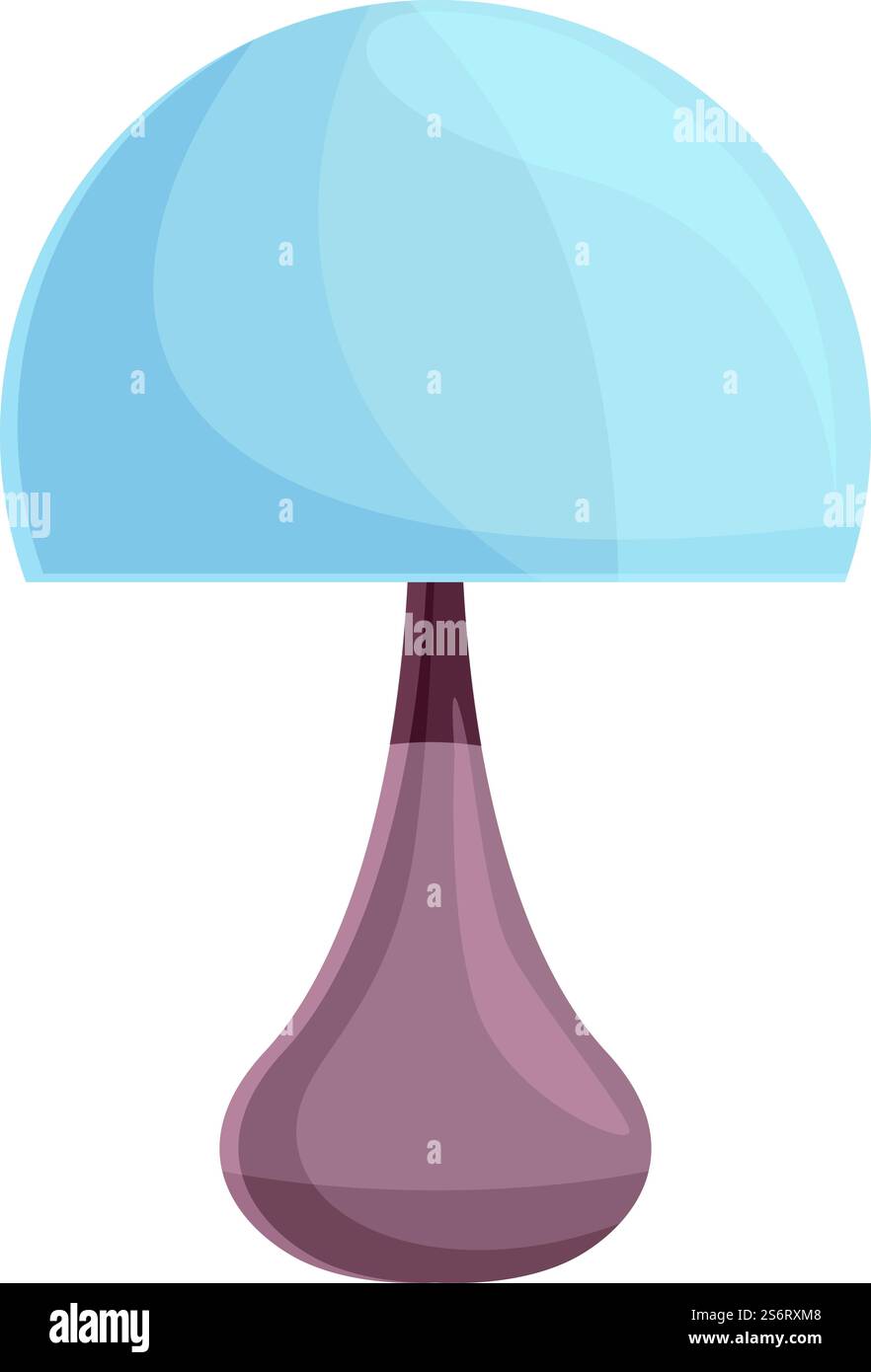 Table lamp icon cartoon vector. Interior stand. House office. Table ...