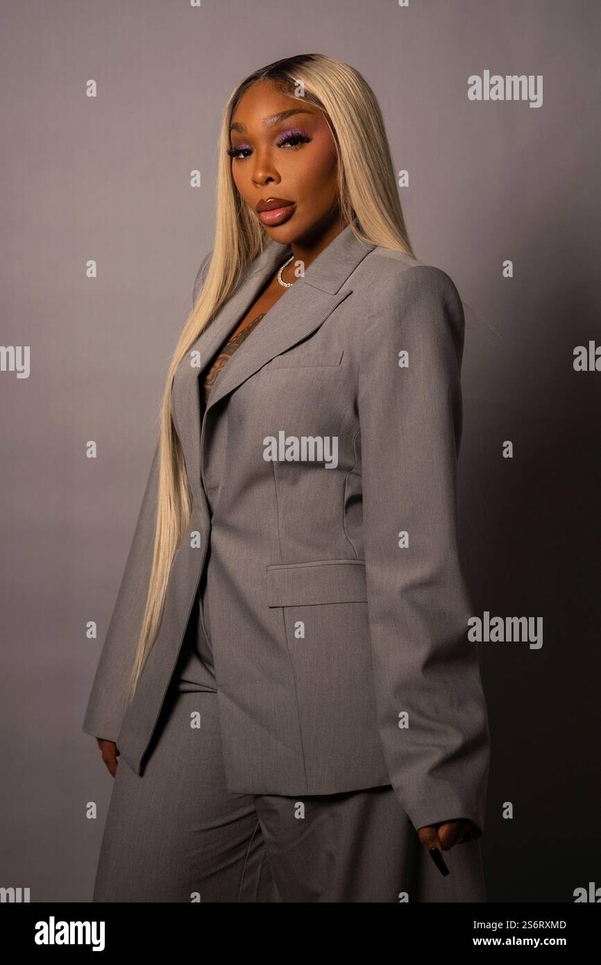 Sierra "Glamshop" Gates poses for a portrait on Thursday, Jan. 9, 2025 ...