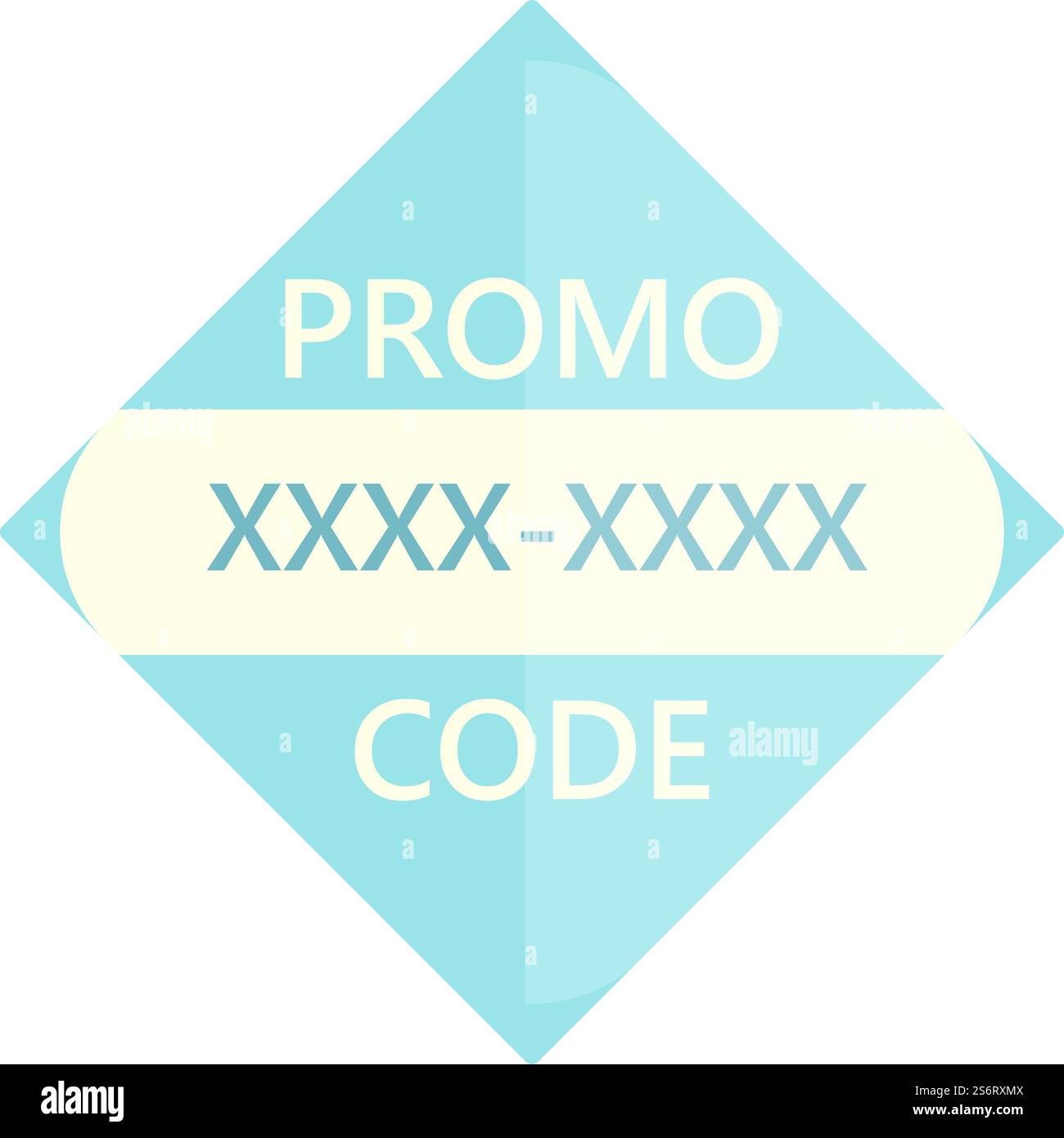 Promotional code icon cartoon vector. Promo discount. Money offer ...