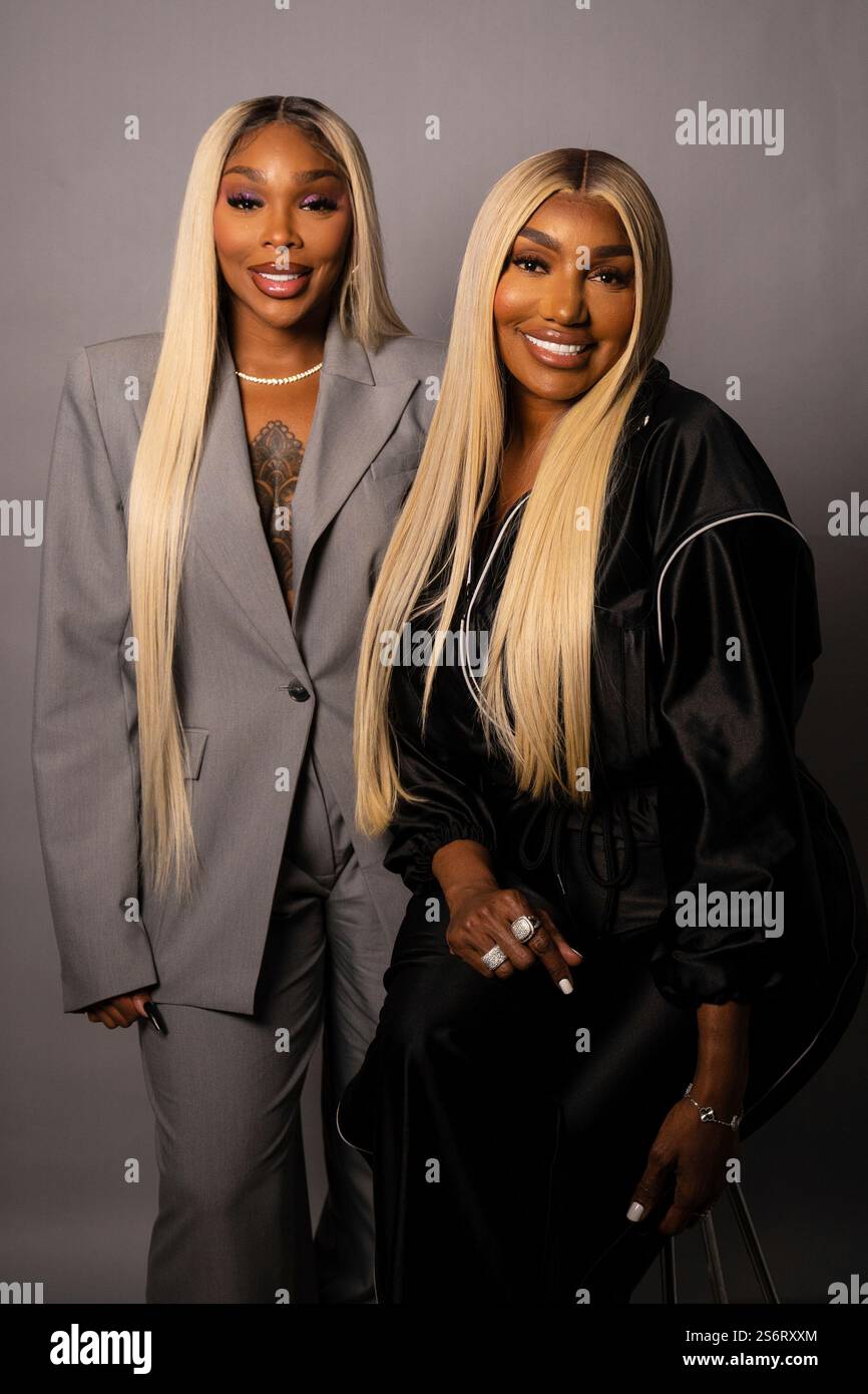 Sierra "Glamshop" Gates, left, and Nene Leakes pose for a portrait on ...