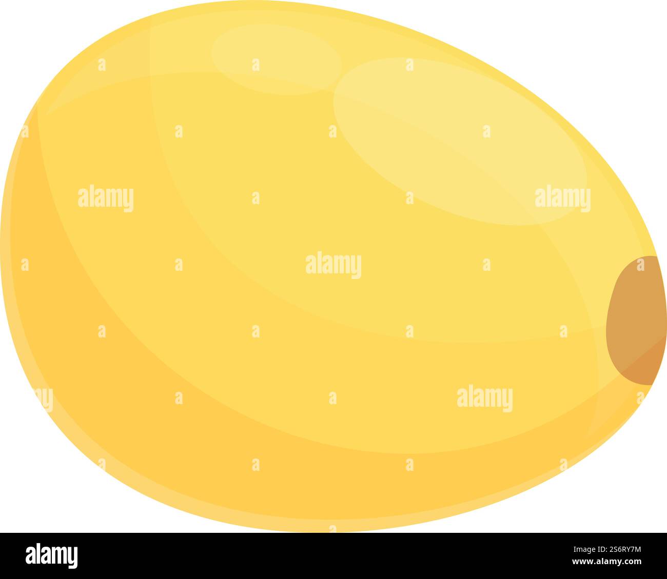 Corn grain icon cartoon vector. Sweet seed. Yellow plant. Corn grain ...