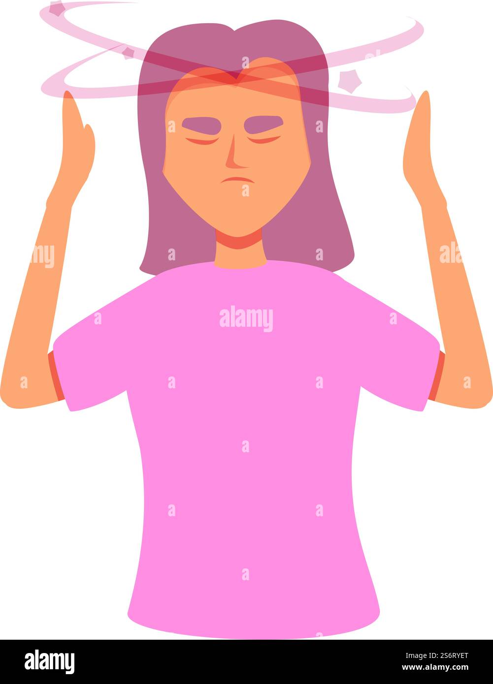 Head injury icon cartoon vector. Brain sick. Headache pain. Head injury ...