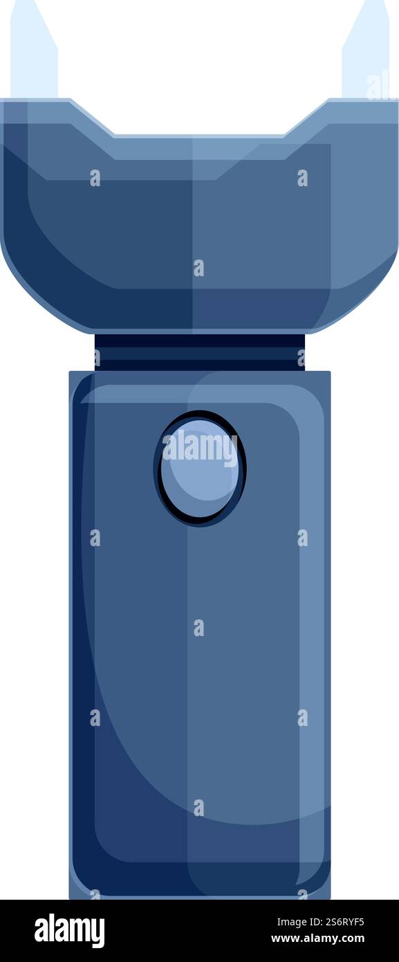 Gun stun icon cartoon vector. Police taser. Electric weapon. Gun stun ...
