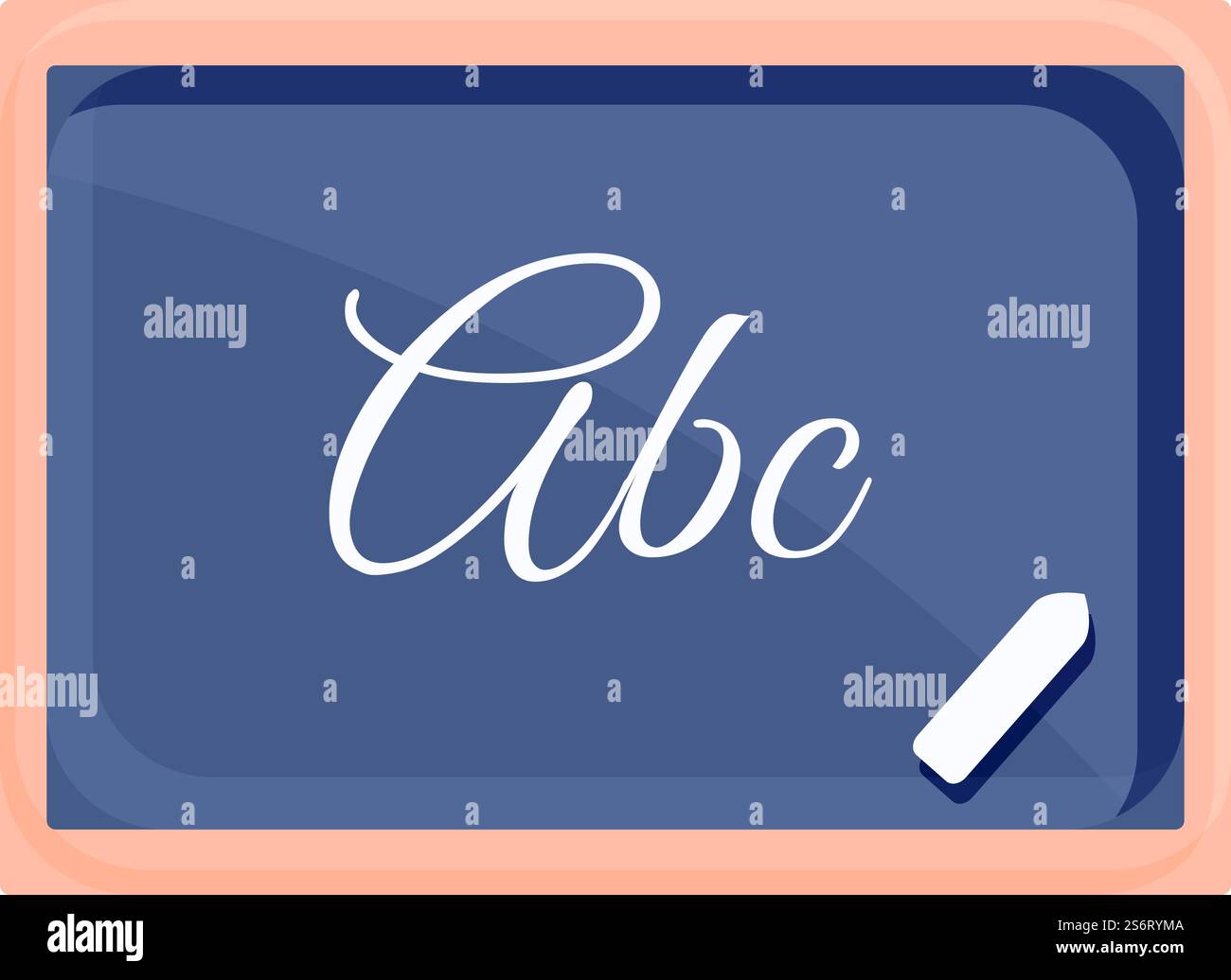School abc board icon cartoon vector. Kid study. Child education ...