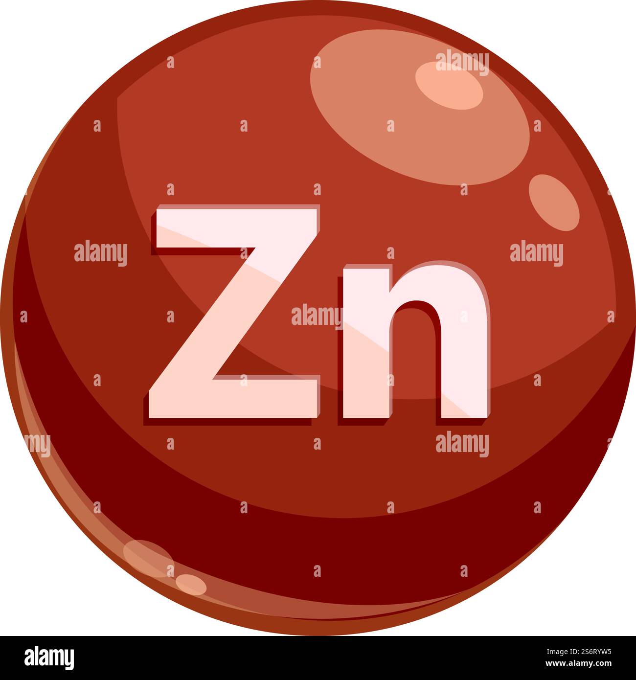 Zinc suplement icon cartoon vector. Mineral food. Capsule element. Zinc ...