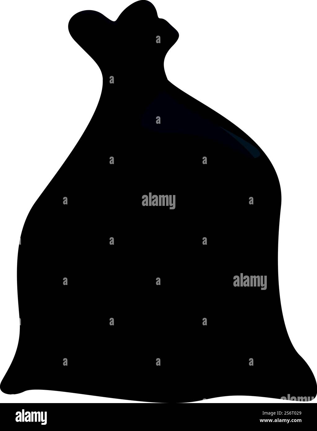 Hand trash bag icon cartoon vector. Waste plastic. Rubbish sack. Hand ...