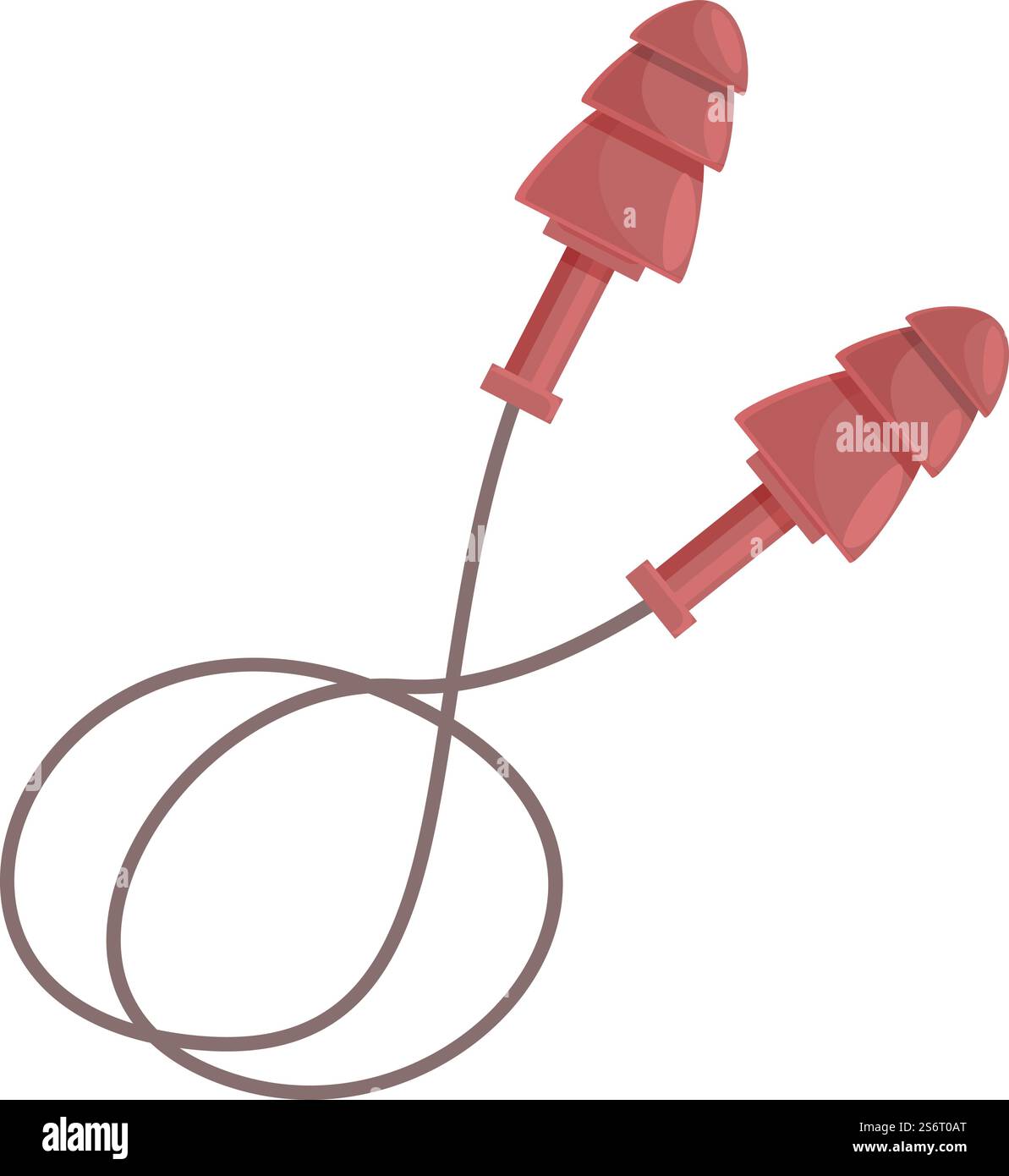 Rubber earplugs icon cartoon vector. Ear protection. Noisy worker ...