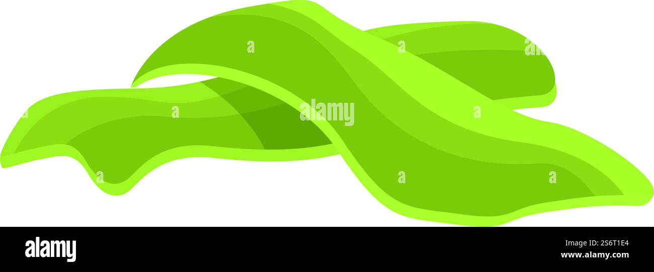 Algae plant icon cartoon vector. Spirulina alga. Powder food. Algae ...