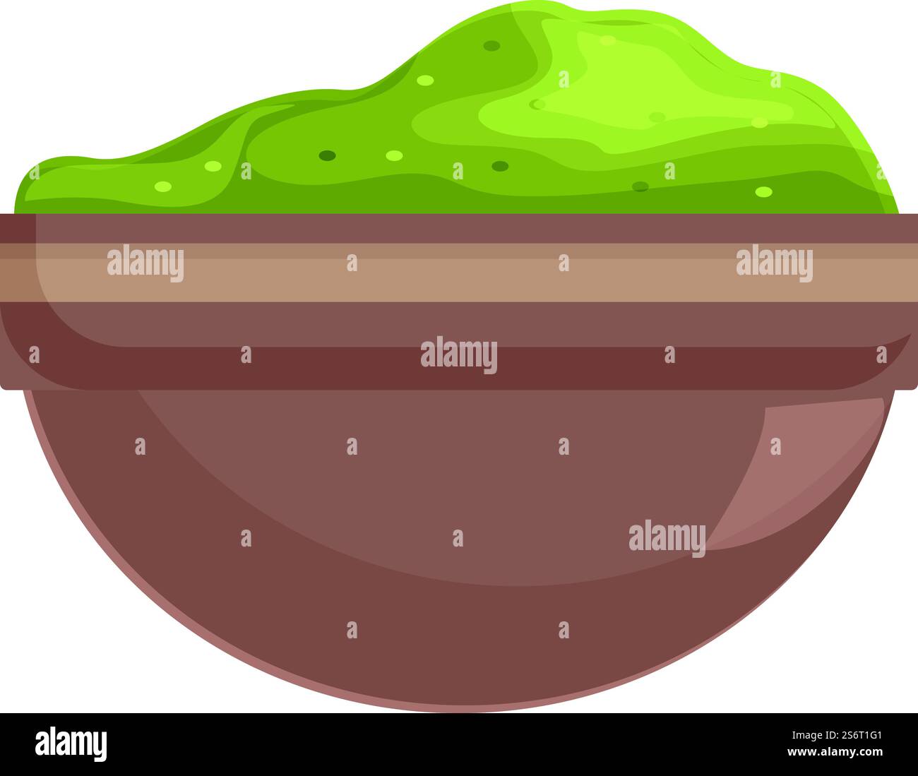 Superfood salad isolated Stock Vector Images - Alamy