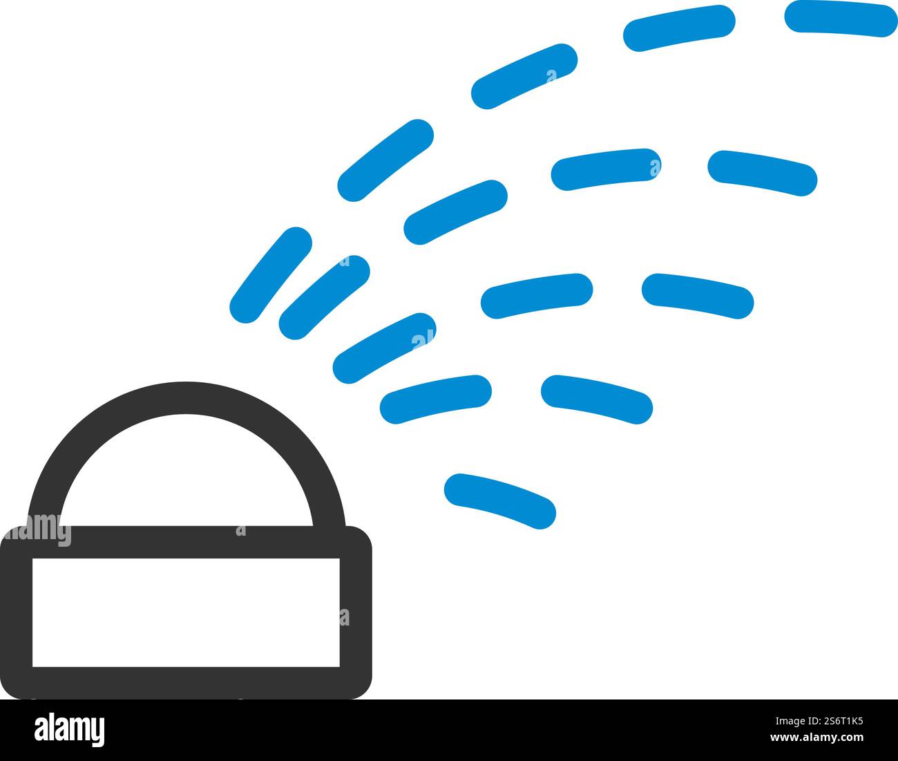 Automatic Watering Icon. Editable Bold Outline With Color Fill Design ...