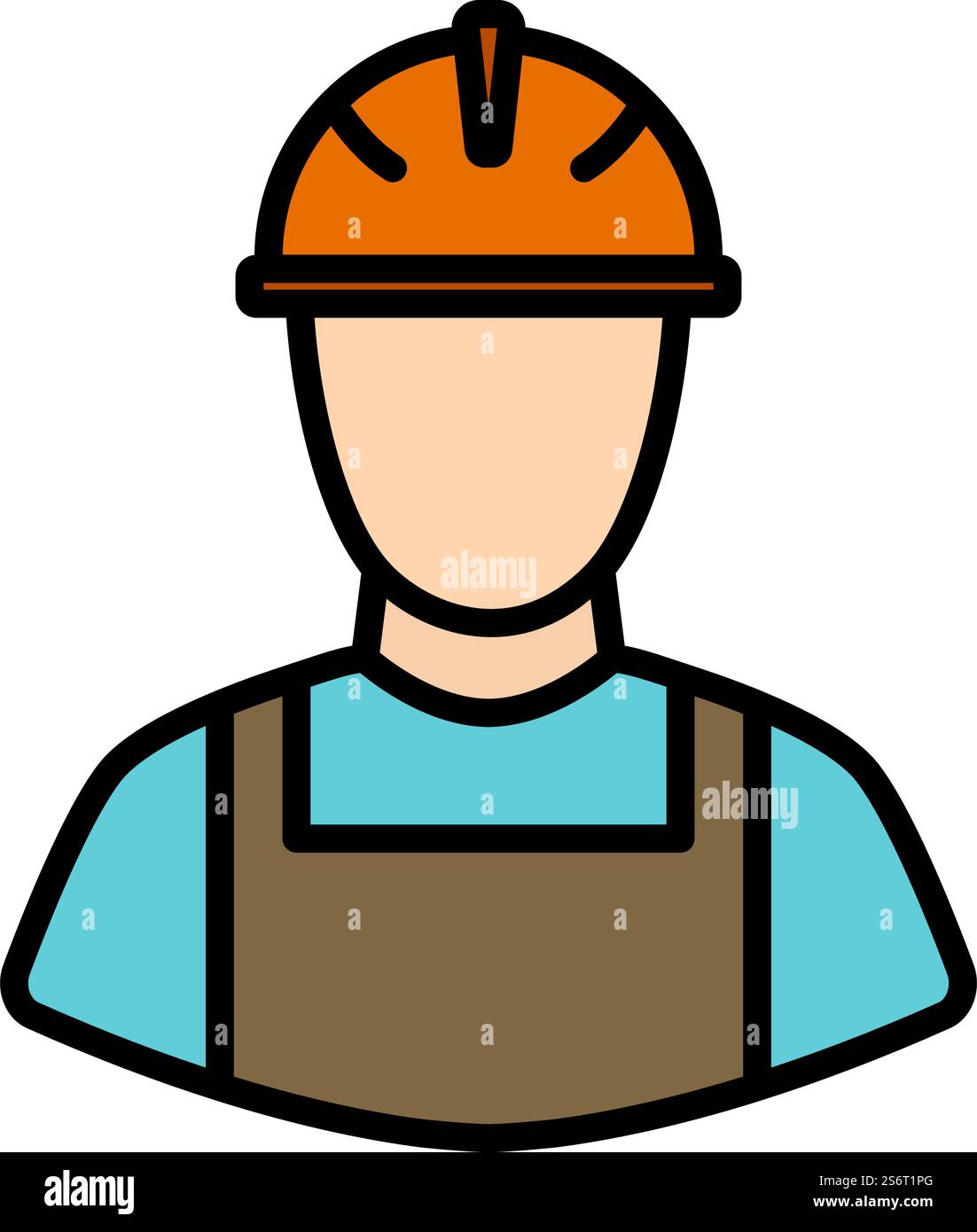Labor Day Icon. Editable Bold Outline With Color Fill Design. Vector ...
