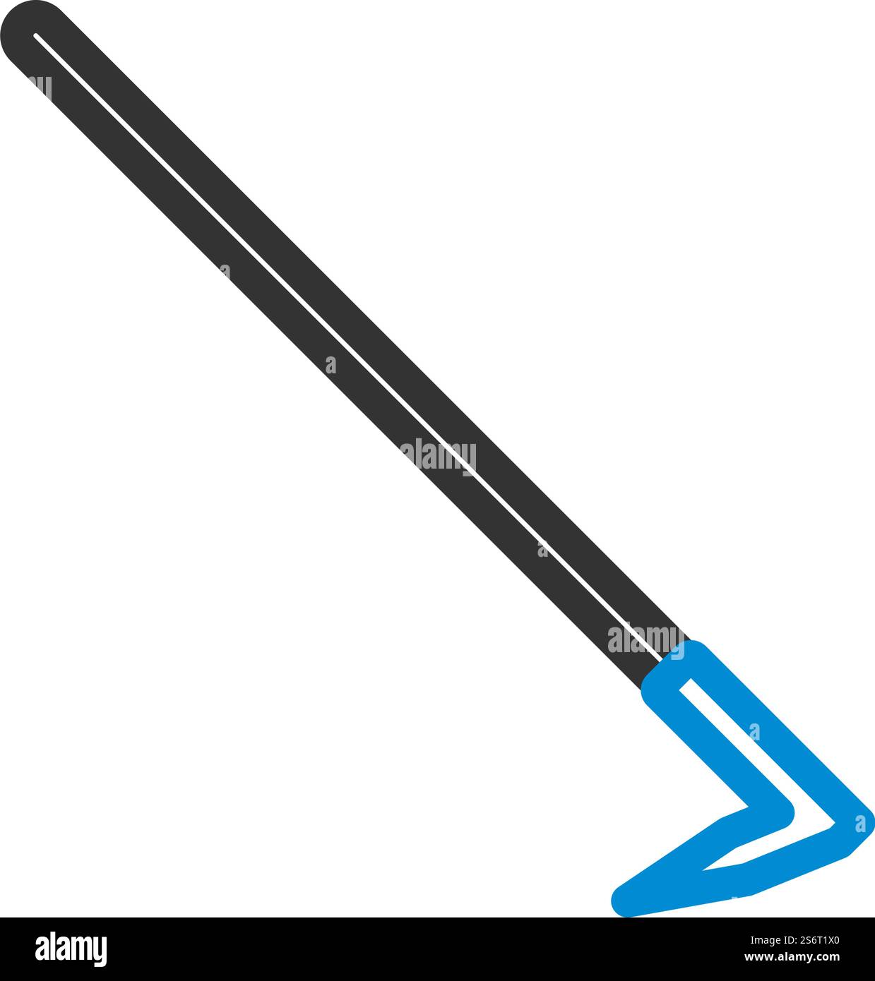 Hoe Icon. Editable Bold Outline With Color Fill Design. Vector ...