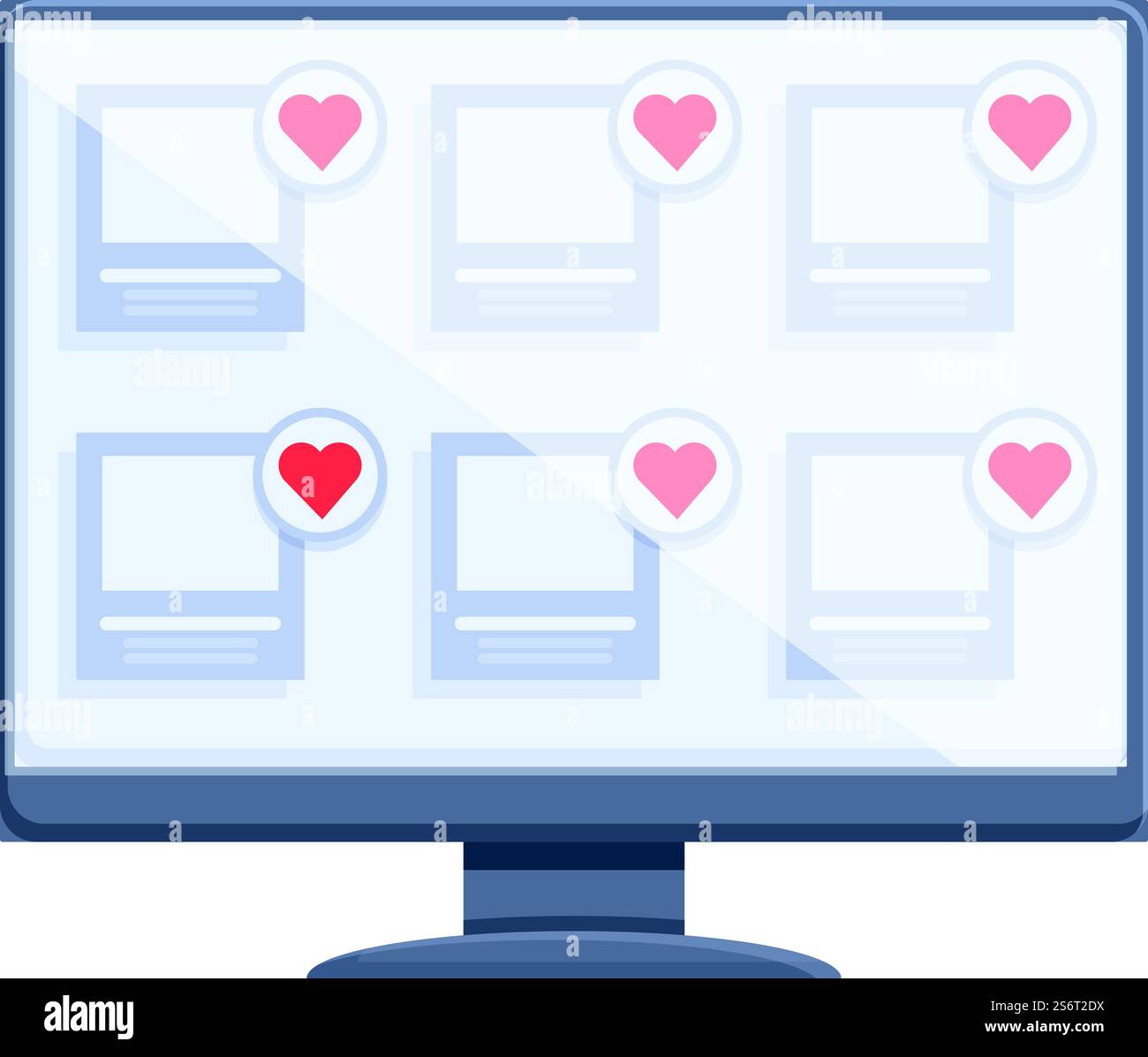 Computer wishlist icon cartoon Stock Vector Images - Alamy