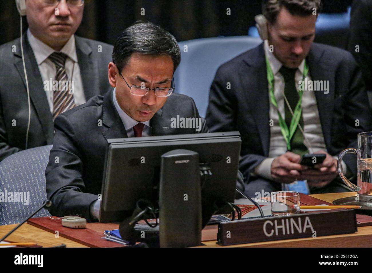 New York, New York, USA. 17th Jan, 2025. Deputy Permanent Ambassador of ...