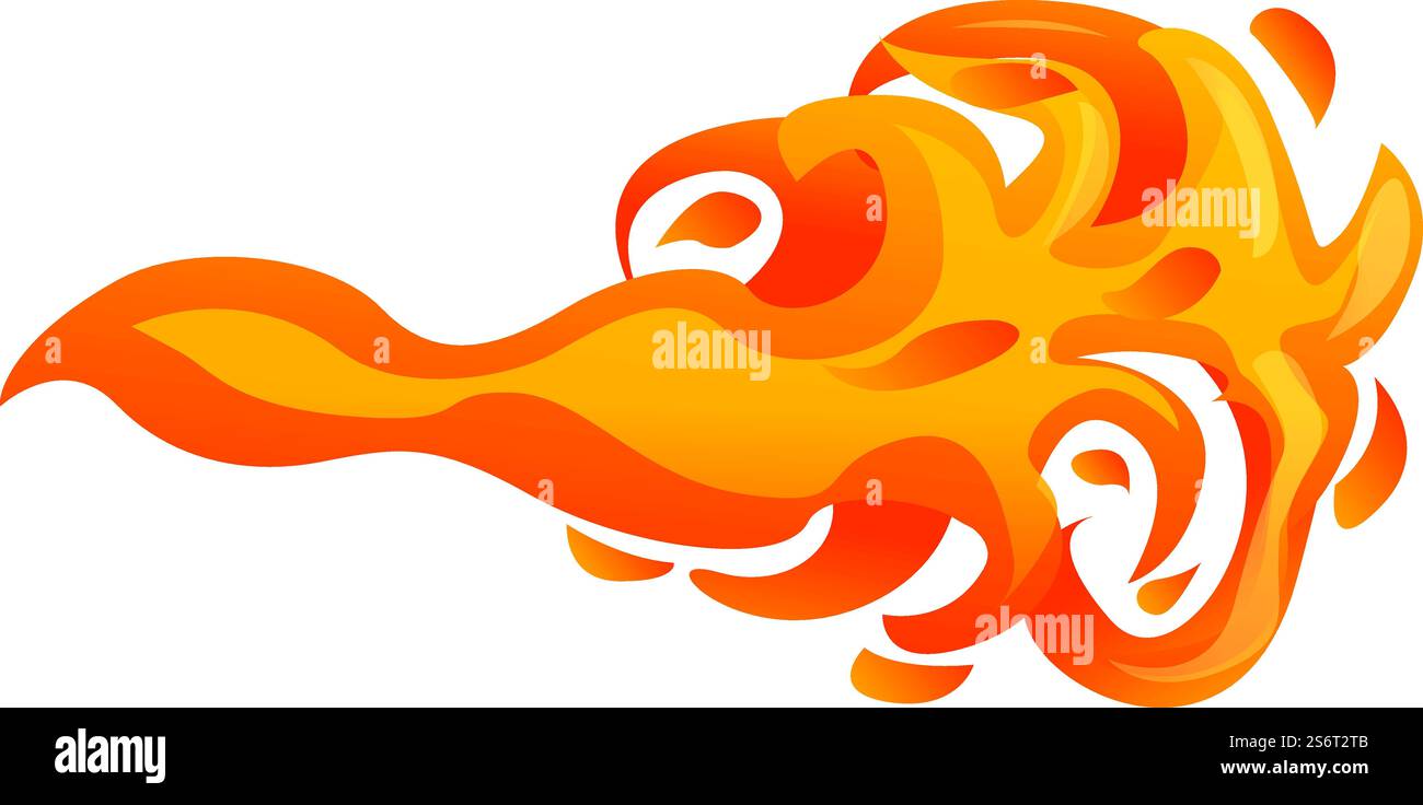 Hit gun flash icon cartoon vector. Shot fire. Bullet flame. Hit gun ...