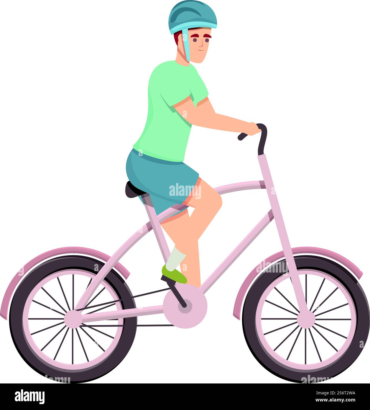 Bicycle marathon runner icon cartoon vector. Bike race. Sport cyclist ...