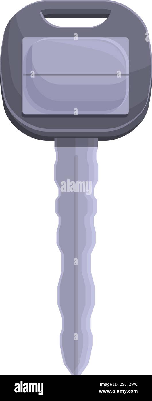 Ignition car alarm key icon cartoon vector. Hand lock. Door auto ...