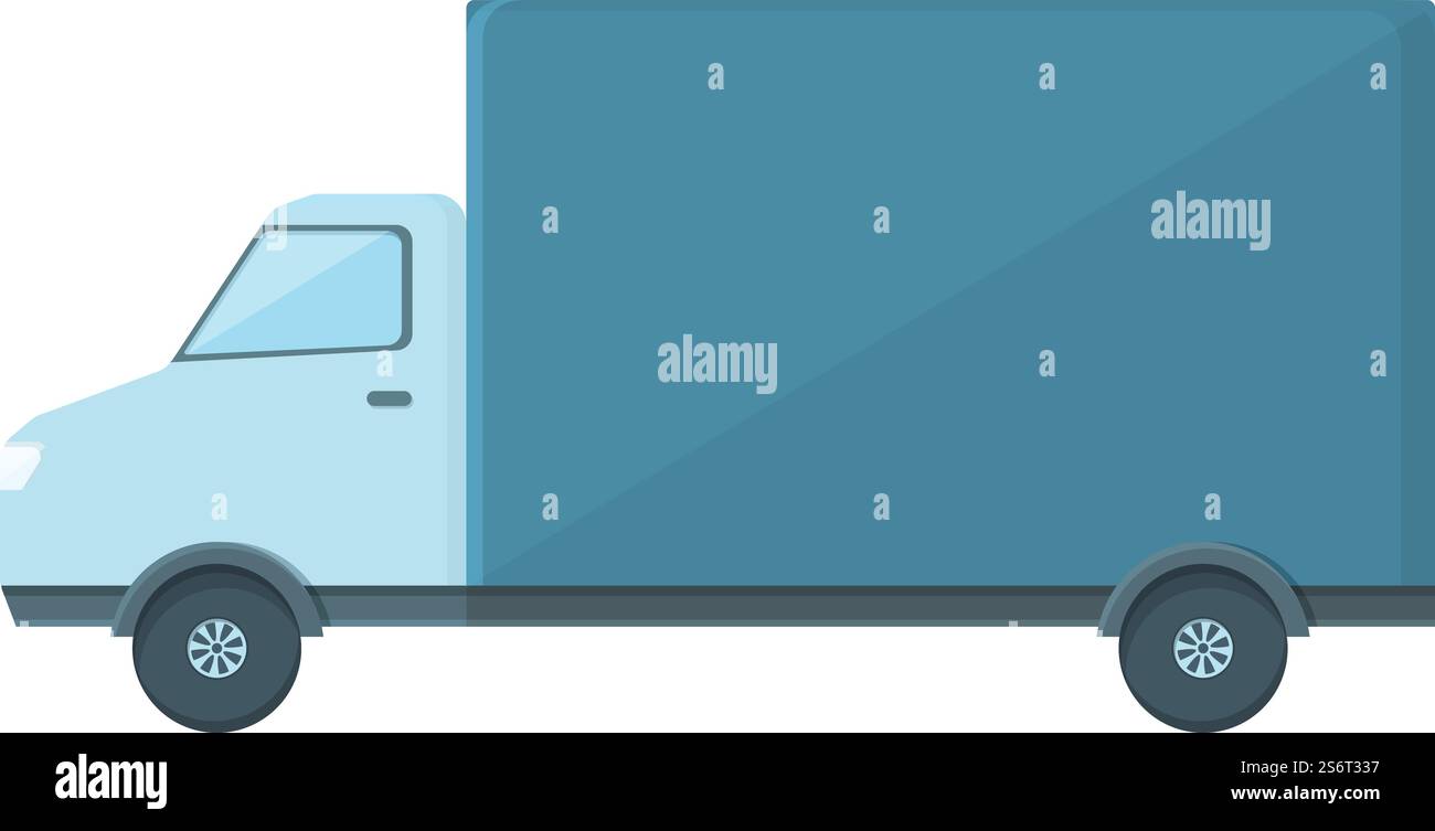 Moving house services truck icon cartoon vector. Relocation move ...