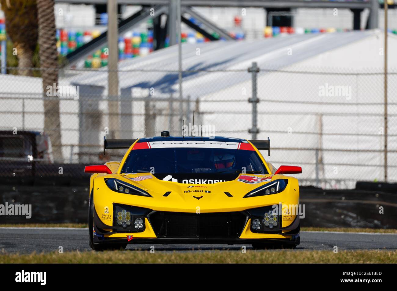DAYTONA BEACH, FL - JANUARY 17: The #3 Corvette Racing by Pratt Miller ...