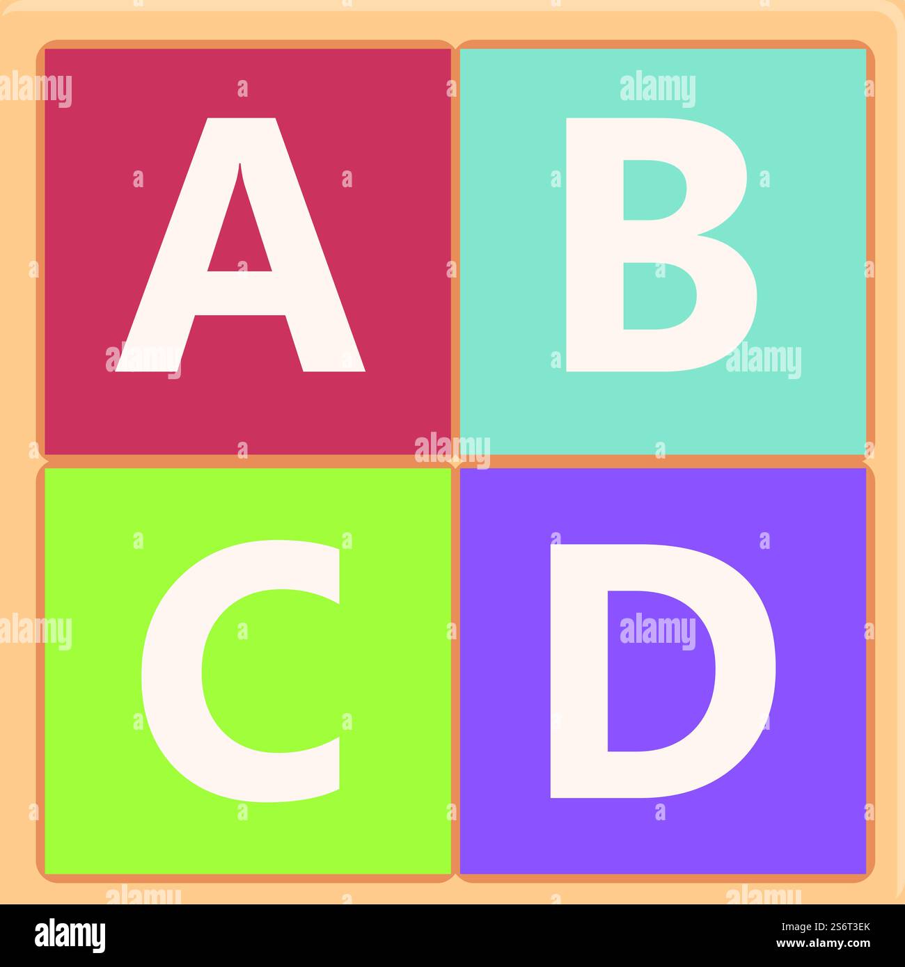 Abcd game icon cartoon vector. Font baby. English letter. Abcd game ...